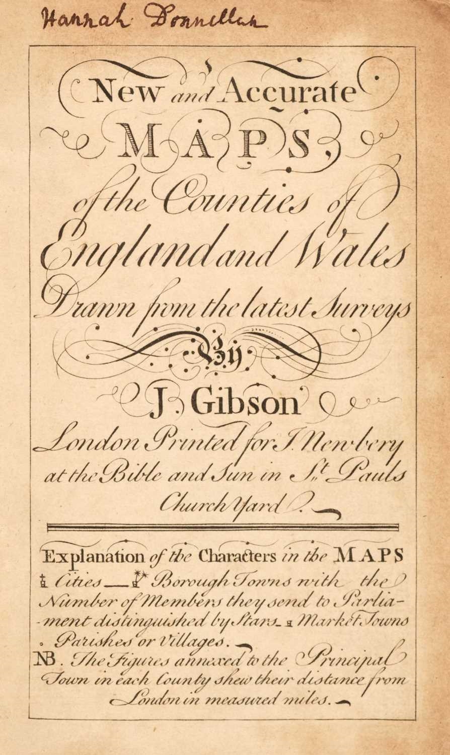J. Gibson | New and Accurate Maps of the Counties of England and Wales ...