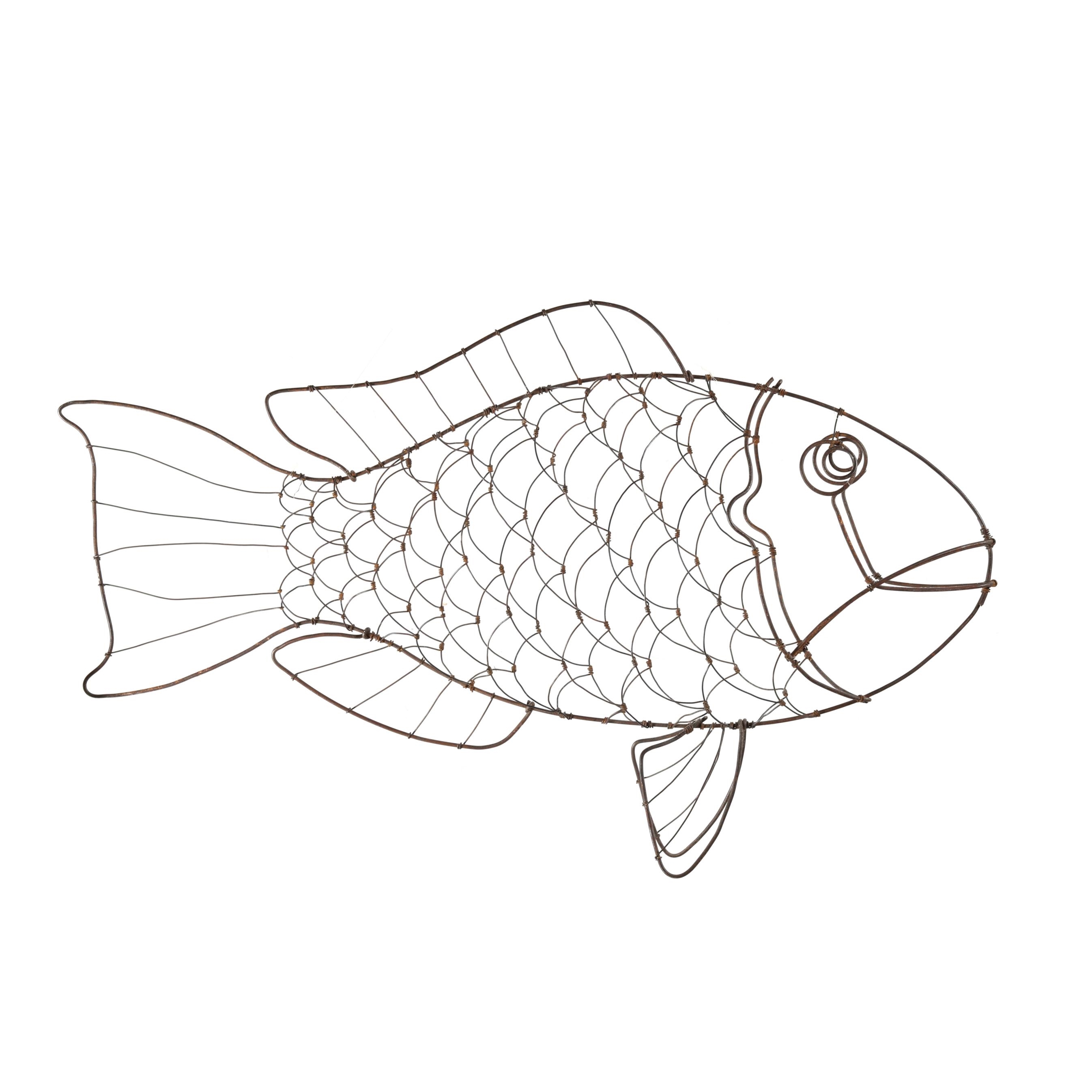 Michael van Hout | Wire Fish Sculpture (Late 20th Century) | MutualArt