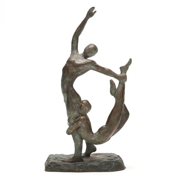 Richard Hallier | Bronze Model of Dancers (1992) | MutualArt