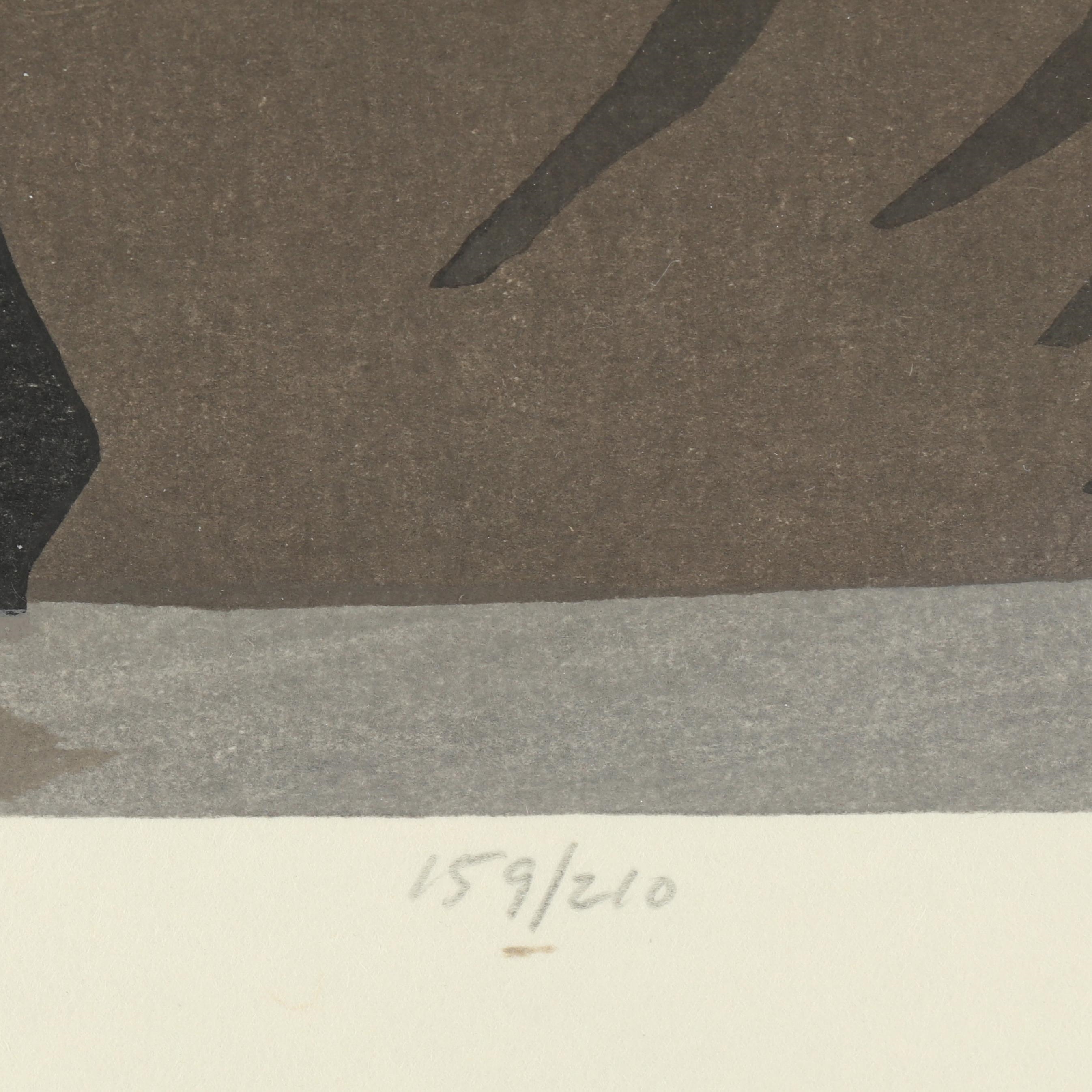 Tomoo Inagaki | Cats in the Moonlight (1966) | MutualArt