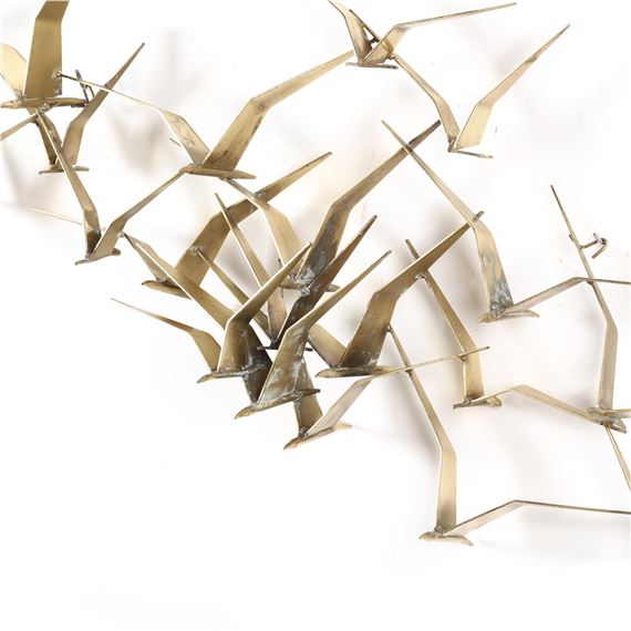Curtis Jeré | Flock of Birds Wall Sculpture | MutualArt