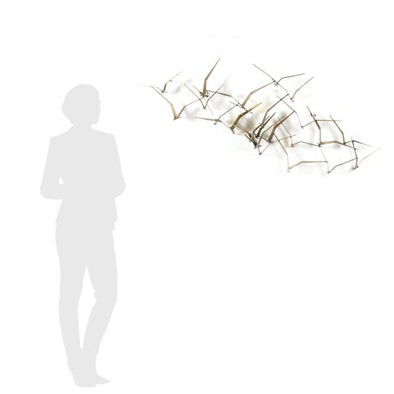 Curtis Jeré | Flock of Birds Wall Sculpture | MutualArt