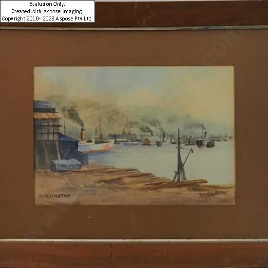 John Howard Nicholson | Wellington Harbour | MutualArt