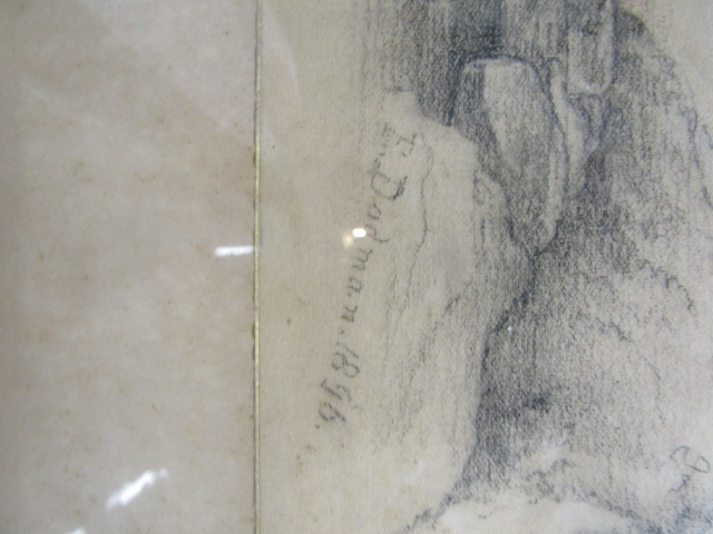 Esther Dodman | Esther Dodman 19thC pencil landscapes x 3 54x66cm in ...