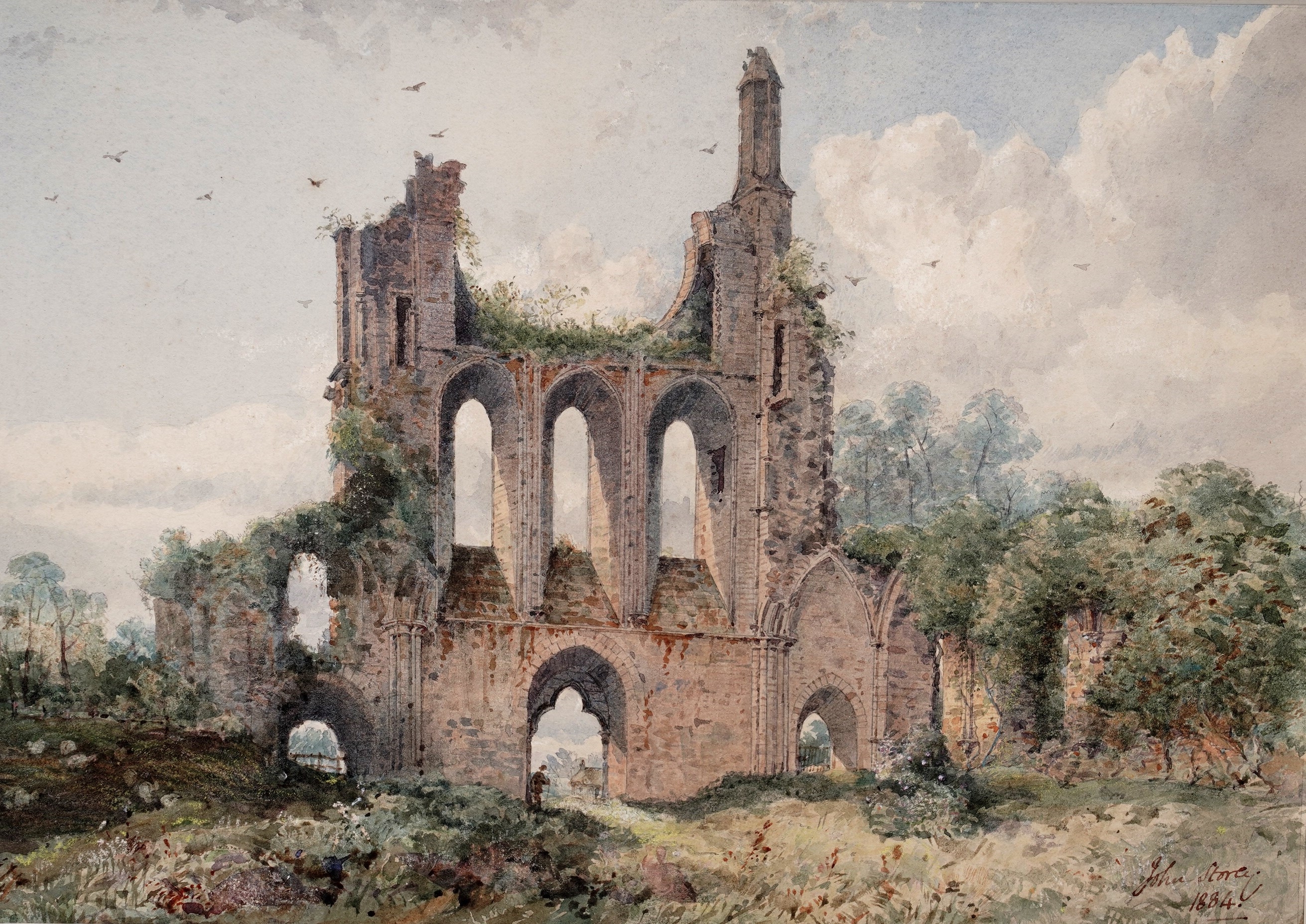 John Storey | Byland Abbey (1884) | MutualArt