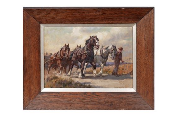 William Hounsom Byles | Byles RBA - The Top of the Hill | MutualArt