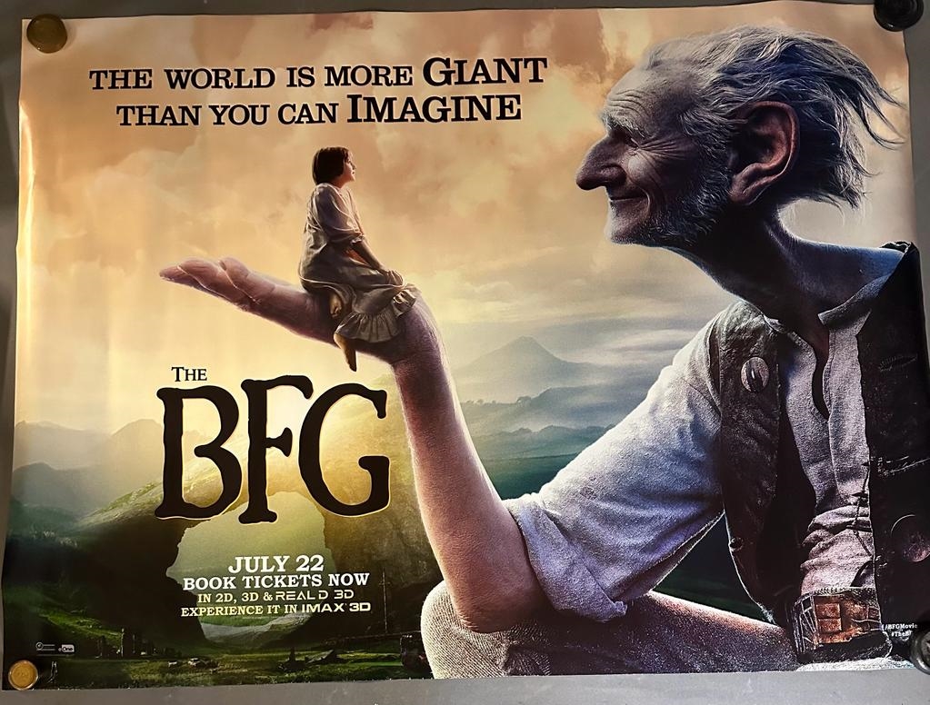 Steven Spielberg | A poster for Steven Spielberg's The BFG 76cmx 102cm ...