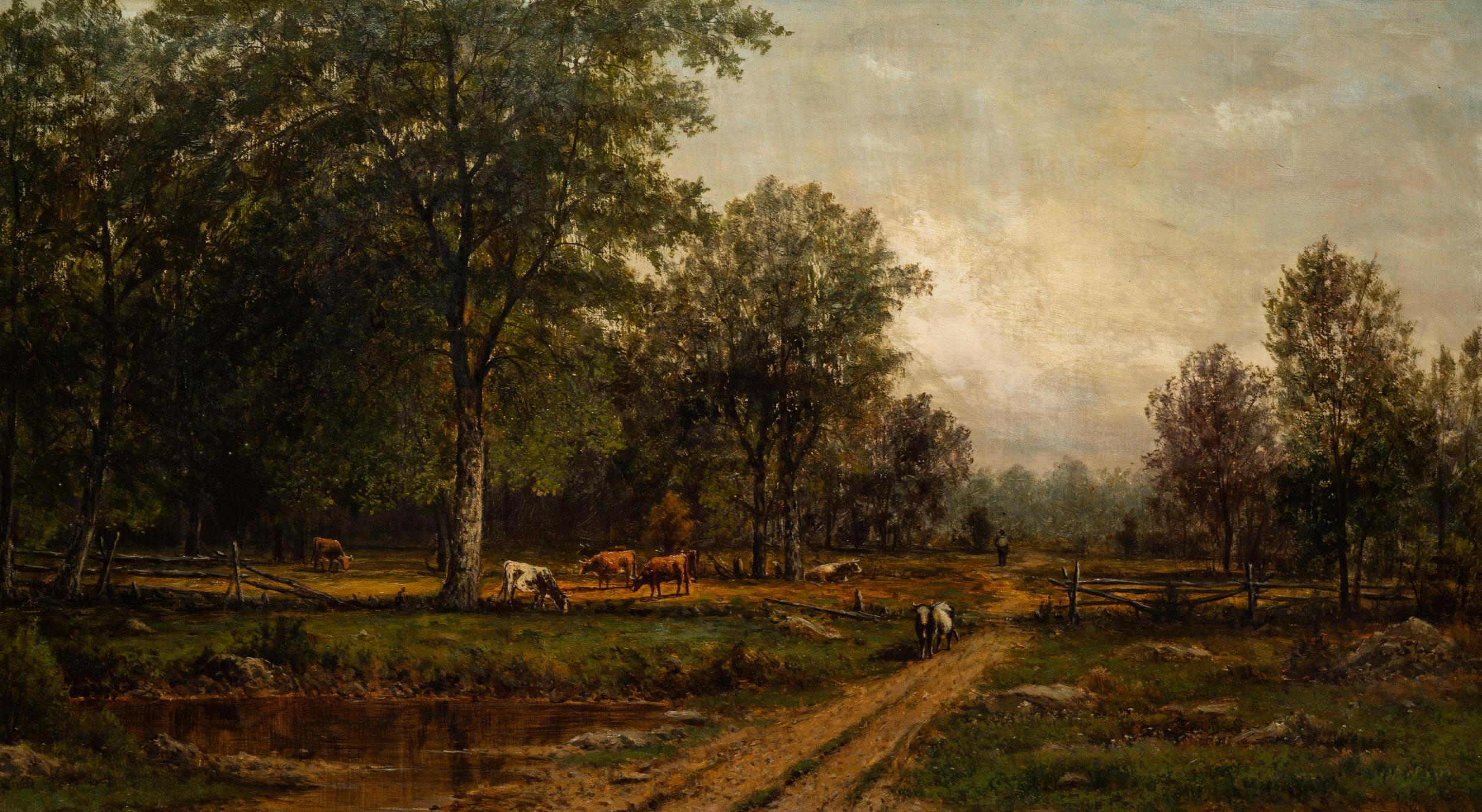 Charles W. Knapp | WOODED LANDSCAPE | MutualArt