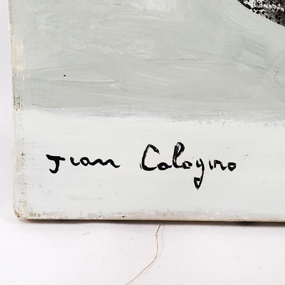 Jean Calogero | Portrait of a Girl w/ Flowers & Fruits | MutualArt