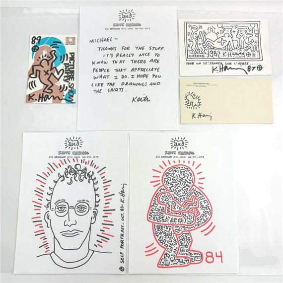 Keith Haring | Self Portrait (84) | MutualArt