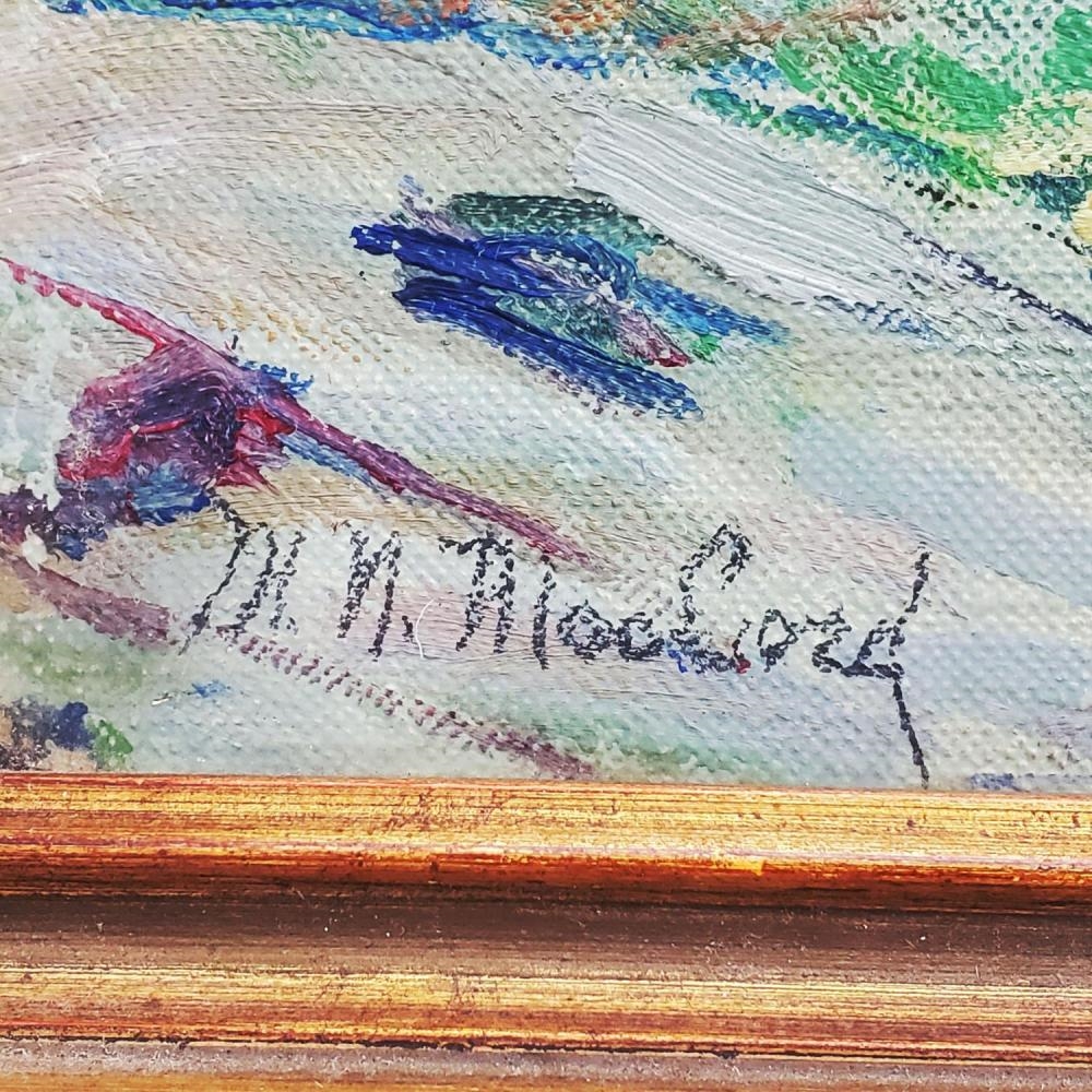 Mary Nicholena MacCord | Panoramic View of a Village by the Water ...