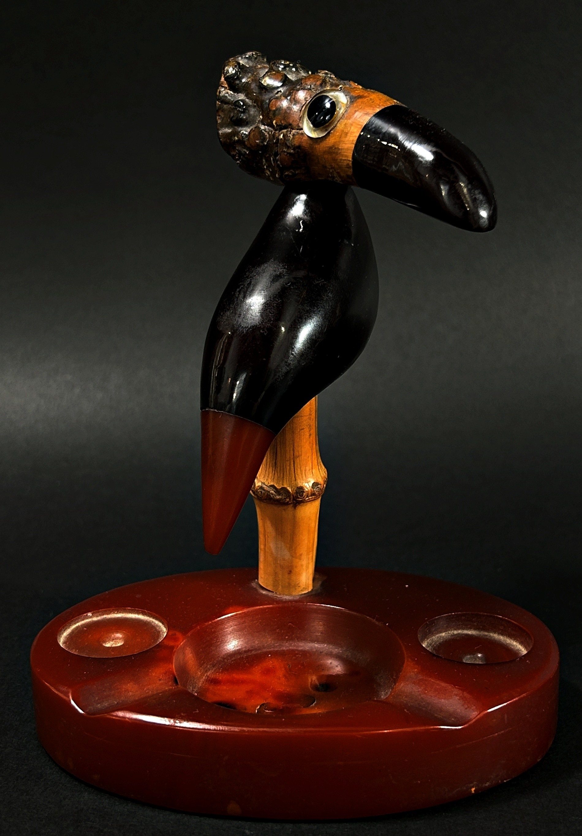 Henry Howell | A scarce Art Deco Y Z cherry amber Faturan Nut Bird ash ...