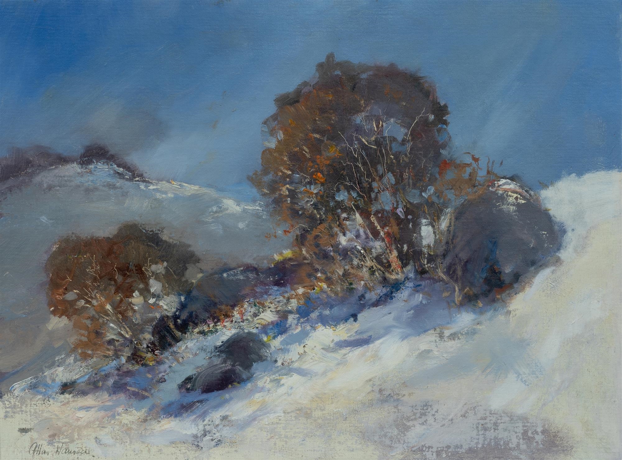 Allan Hansen | Alpine Hillside | MutualArt
