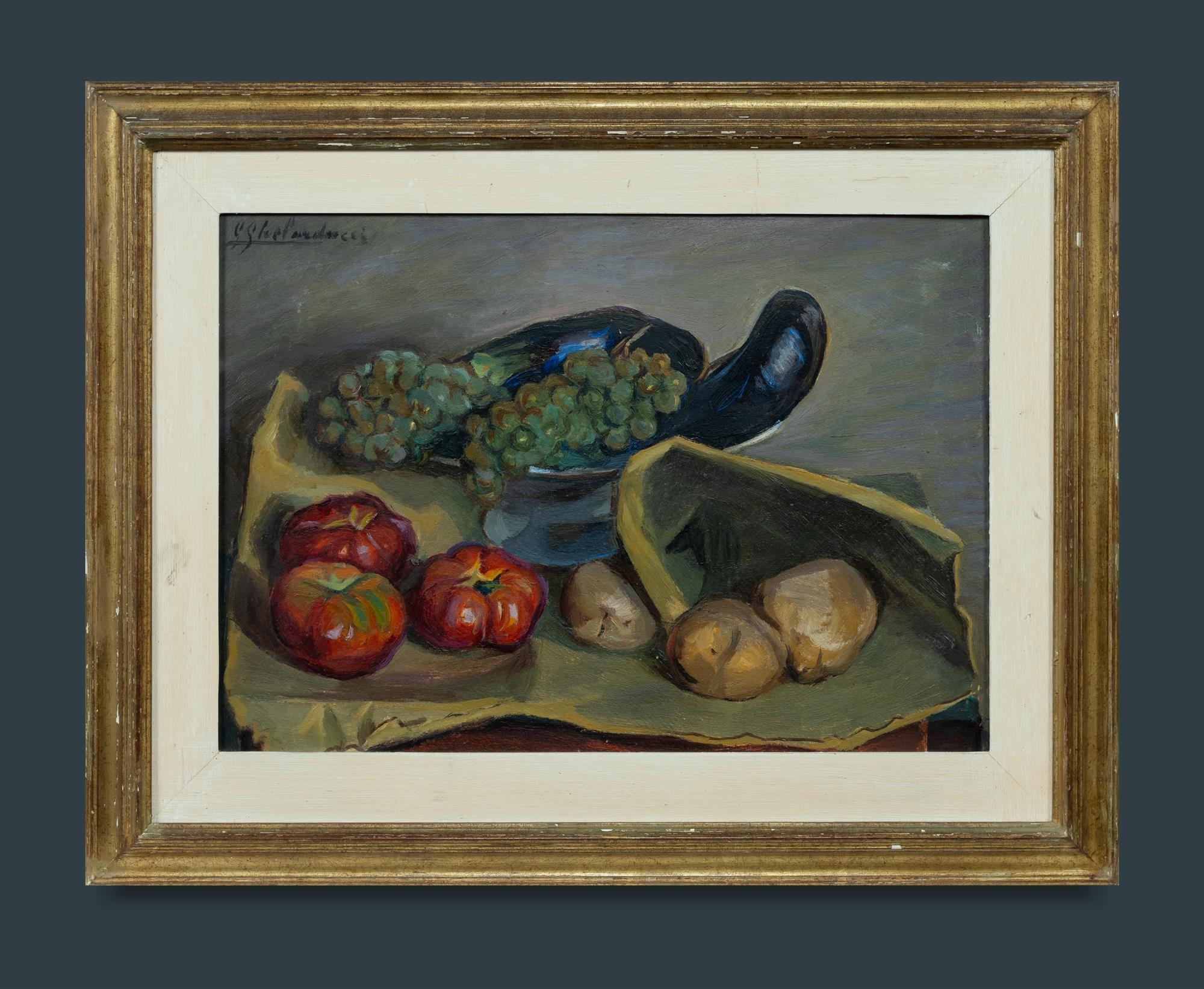 Giulio Ghelarducci | Still Life with Fruit and Vegetables | MutualArt