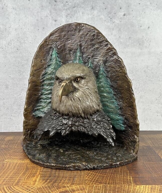 Ron Foreman | Ron Foreman Montana Eagle Bronze | MutualArt
