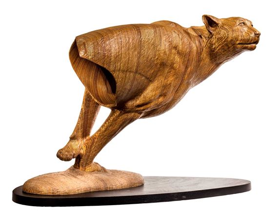 Bill Prickett | Turning Big Catlaminated beech | MutualArt