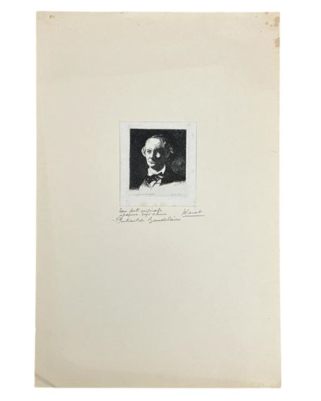 Édouard Manet | Edouard Manet Charles Baudelaire Portrait Etching (19th ...