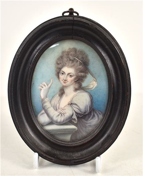 Richard Cosway | A portrait miniature of Maddalena Allegranti (1754 ...