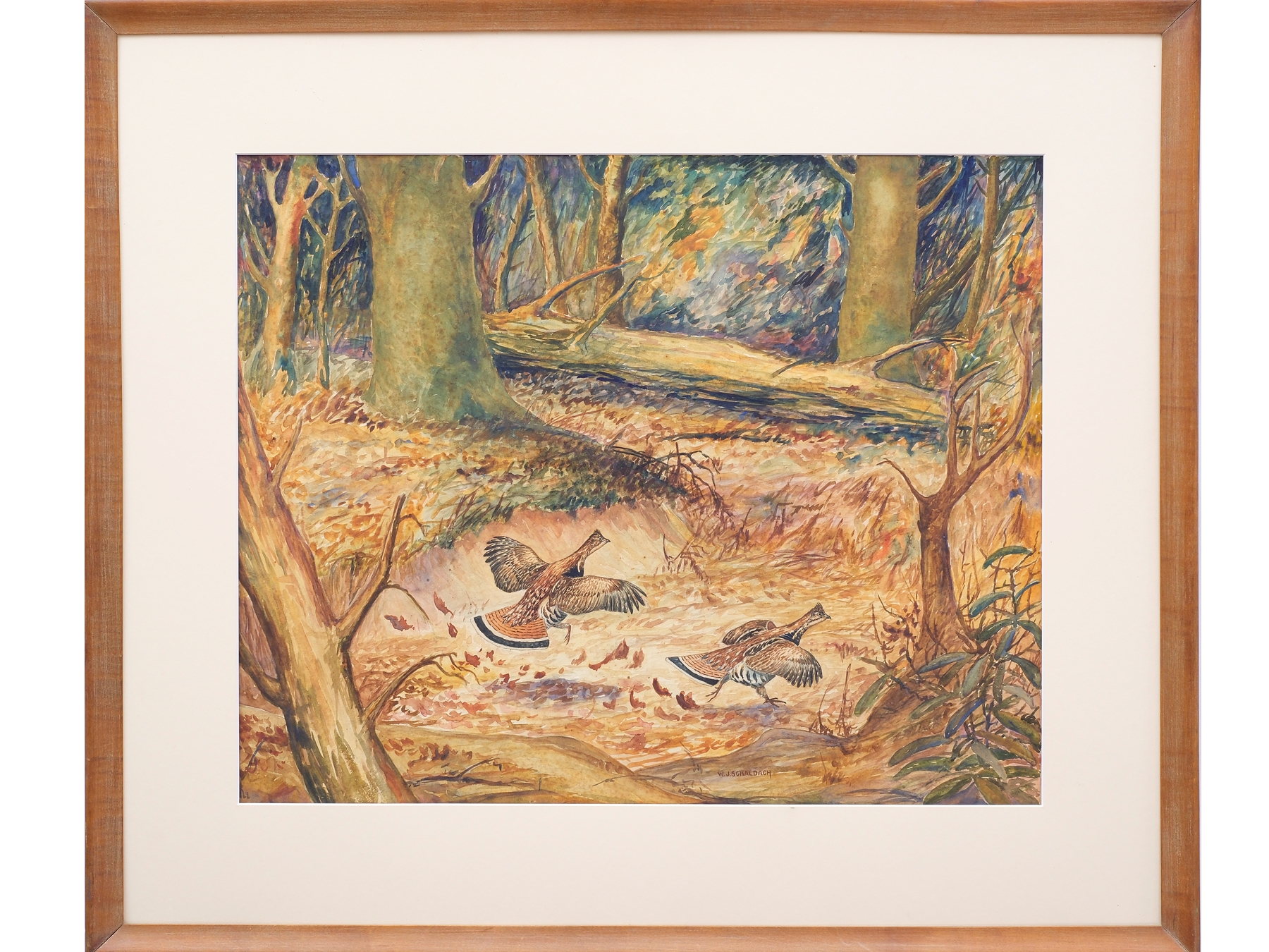 William Joseph Schaldach | Grouse Flushing | MutualArt