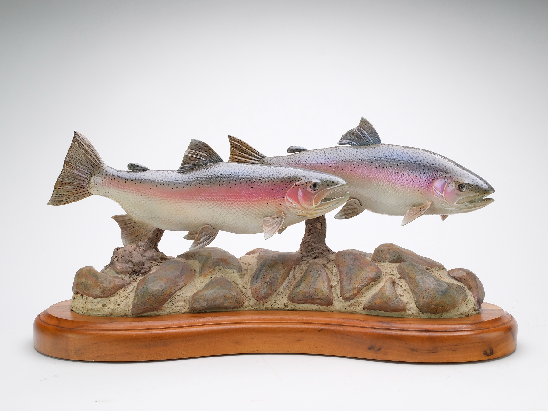 Don Dubin | A pair of spawning steelhead | MutualArt