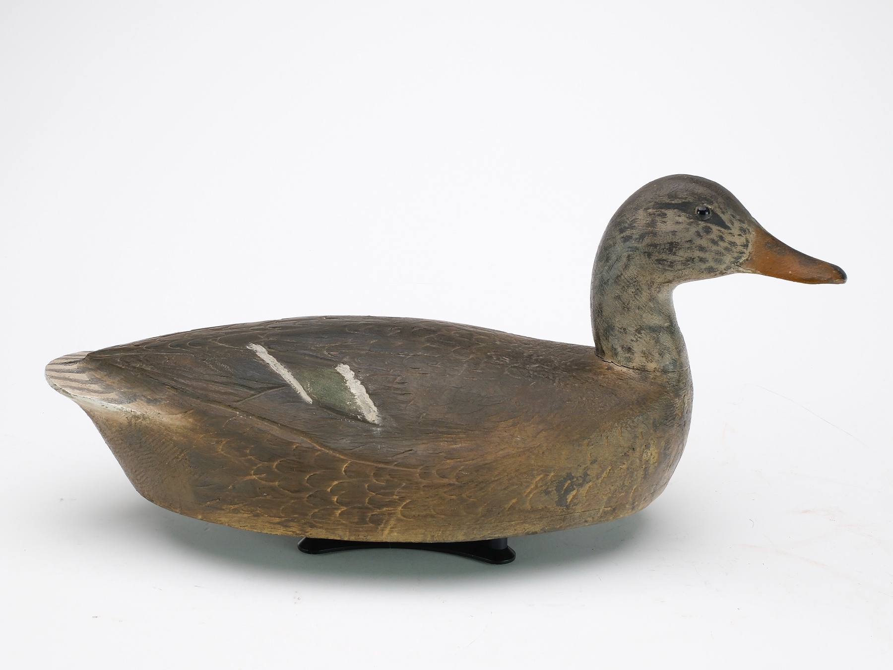 Ben Schmidt | Hollow carved mallard hen with .25 bottom board | MutualArt