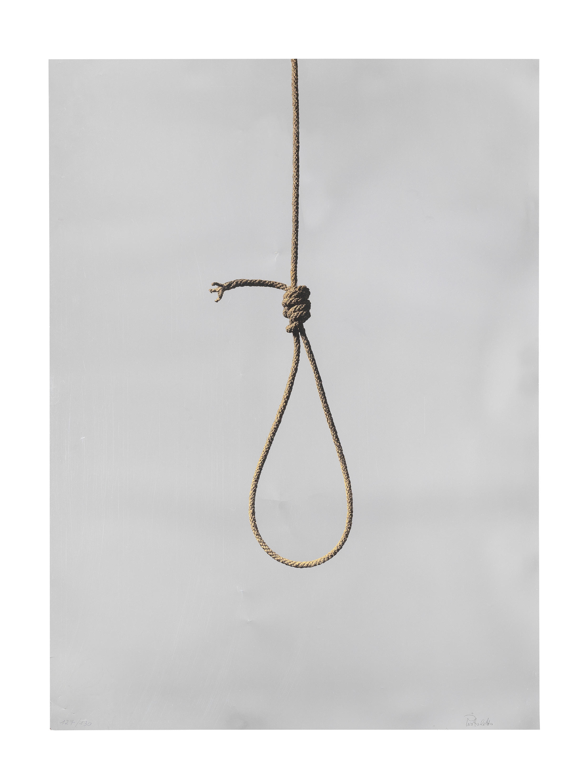 Michelangelo Pistoletto | Lei e lui abbracciati (Michelangelo e Maria ...