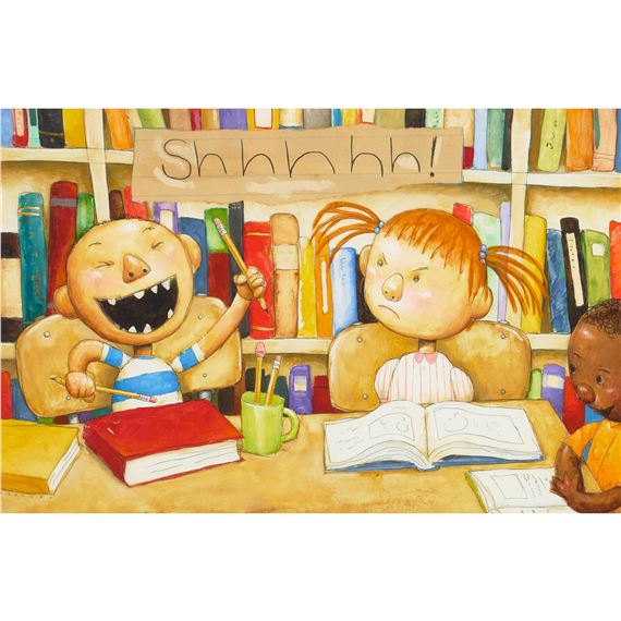 David Shannon | Shhhhh! (Circa 2004) | MutualArt