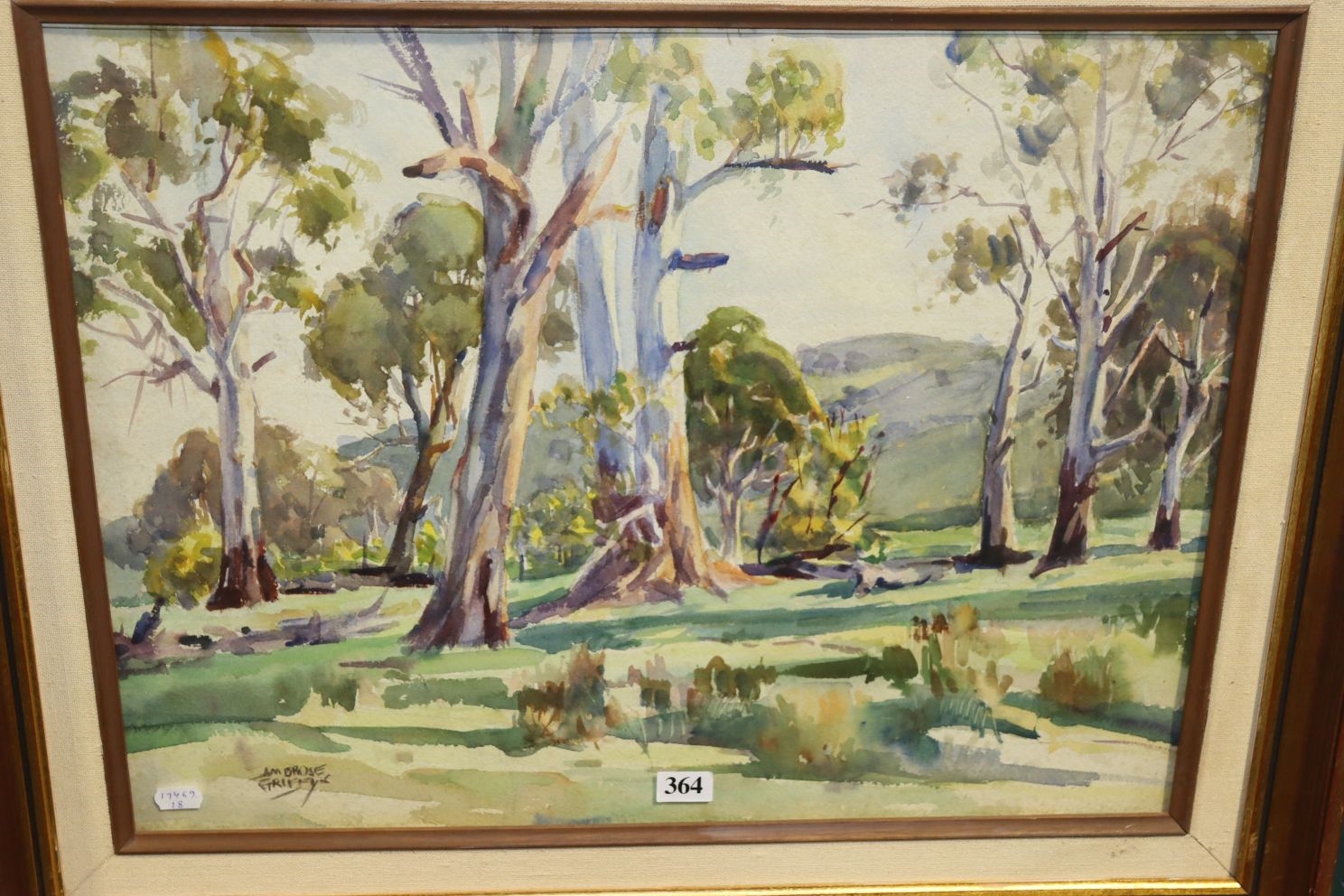 Ambrose Griffin | Sunlit Gum Trees | MutualArt
