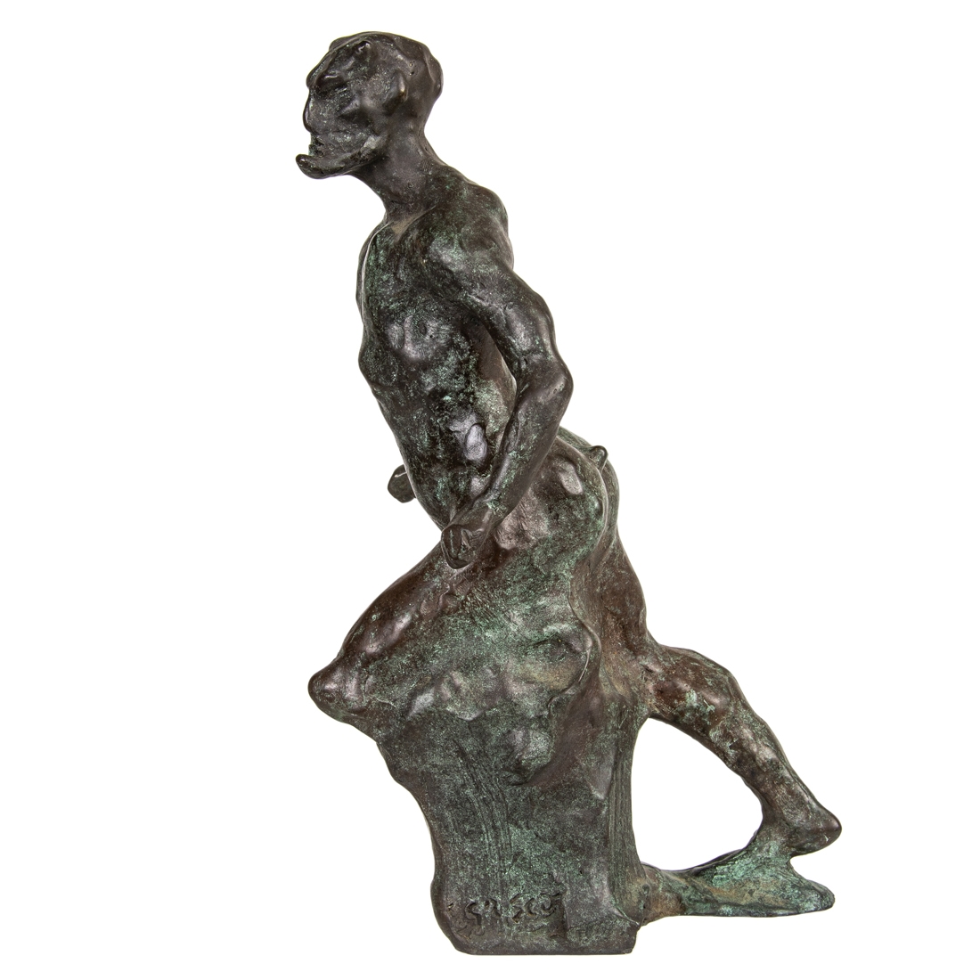 Ettore Greco | Standing Nude with Leg on Base, | MutualArt