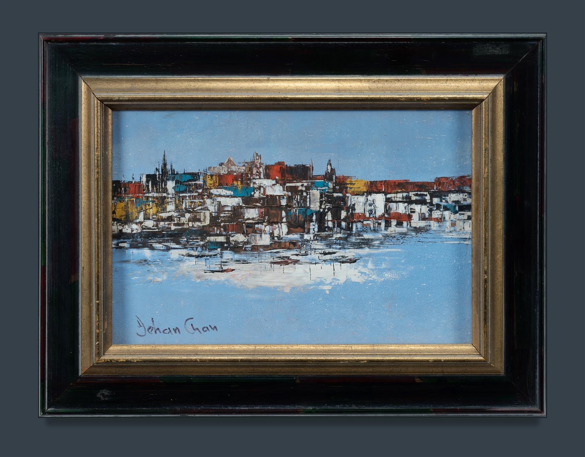 Jehan Chan | River and Town | MutualArt