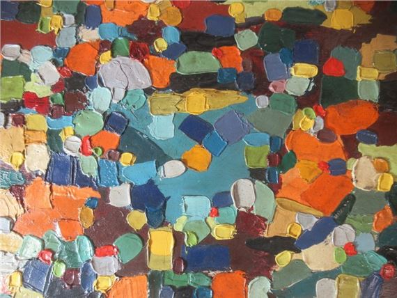 René Marie | Composition tachiste | MutualArt