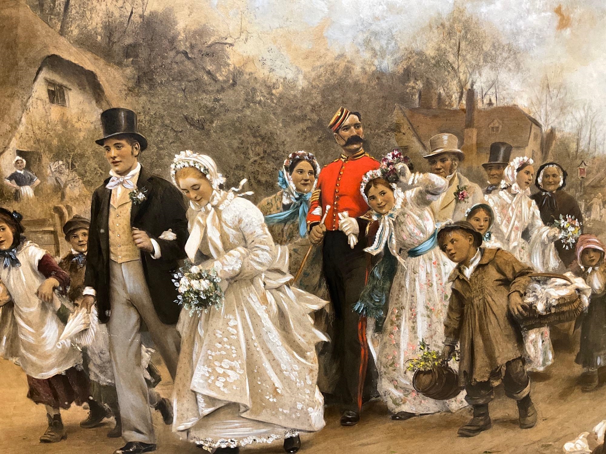 Samuel Luke Fildes | the village wedding | MutualArt