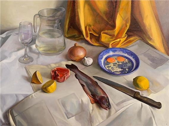 Oisin Roche | Still Life with Jug of Water | MutualArt