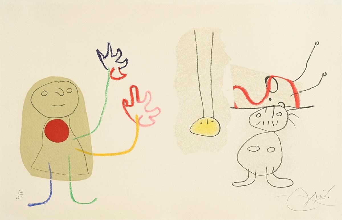 Joan Miró | Libre del Sis Sentits (Circa 1981) | MutualArt