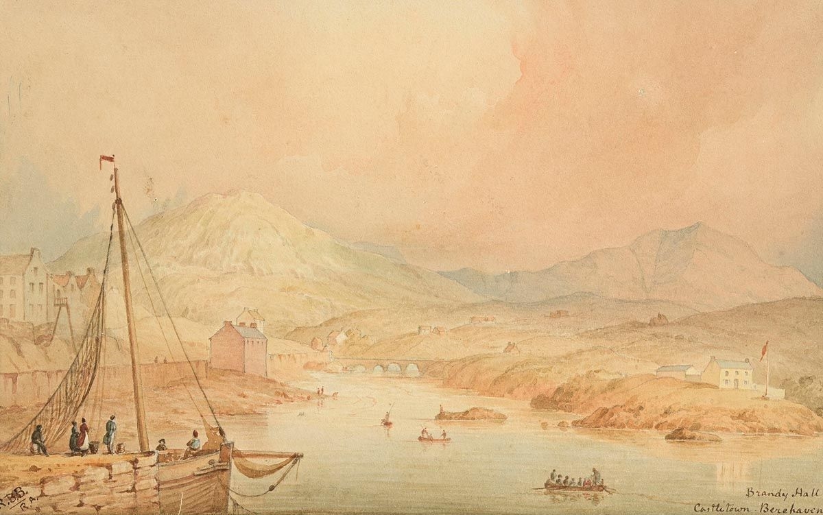 Richard Brydges Beechey | Stormy Seas in Valetta Harbour (1864) | MutualArt