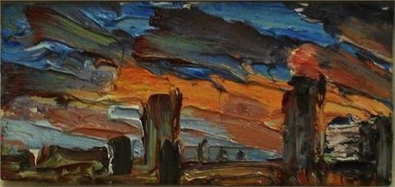 Edward Beale | Sunset over Walnut Tree Walk | MutualArt
