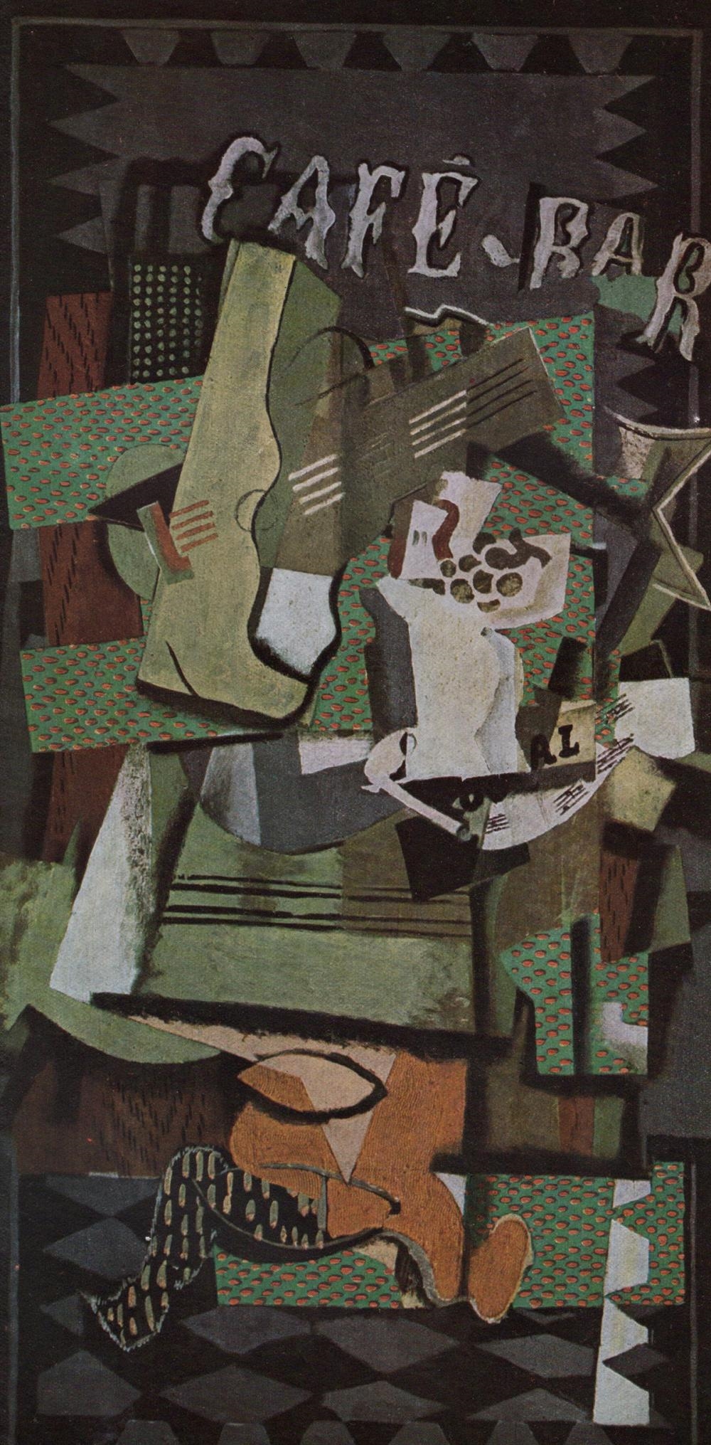 Georges Braque | Georges Braque 1946 Vintage Color Print The Coffee Bar ...