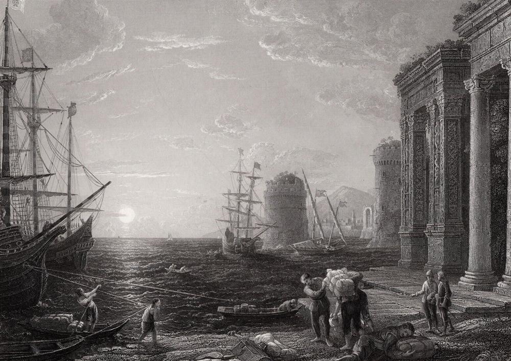 Claude Lorrain | The Sea Port | MutualArt
