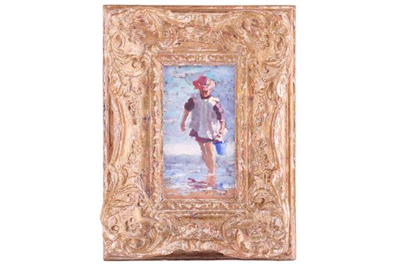 Sherree Valentine-Daines | Collecting Shells - Mitzi on the beach at ...