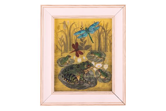 Sheila Flinn | Frogs and Dragonflies | MutualArt