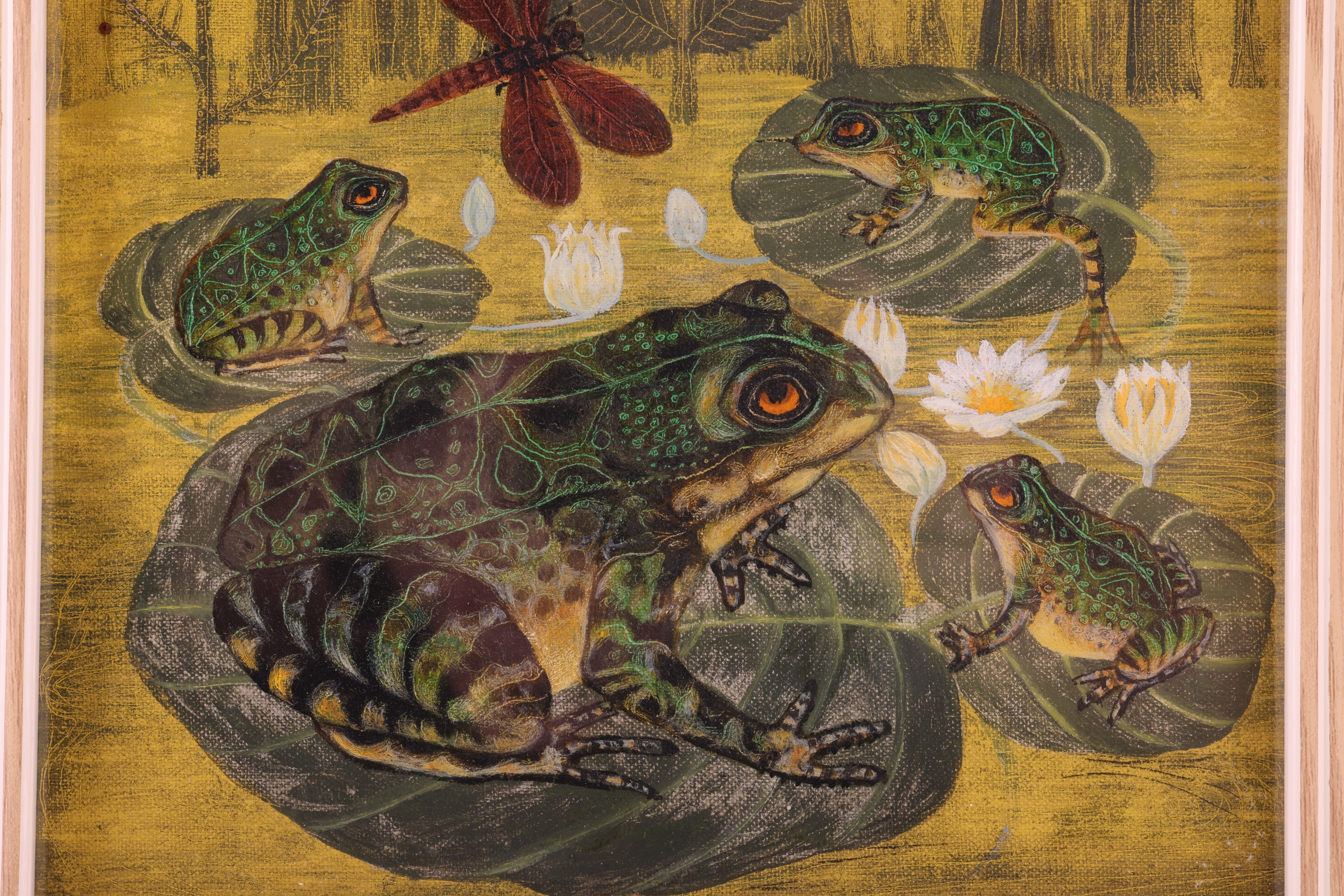Sheila Flinn | Frogs and Dragonflies | MutualArt