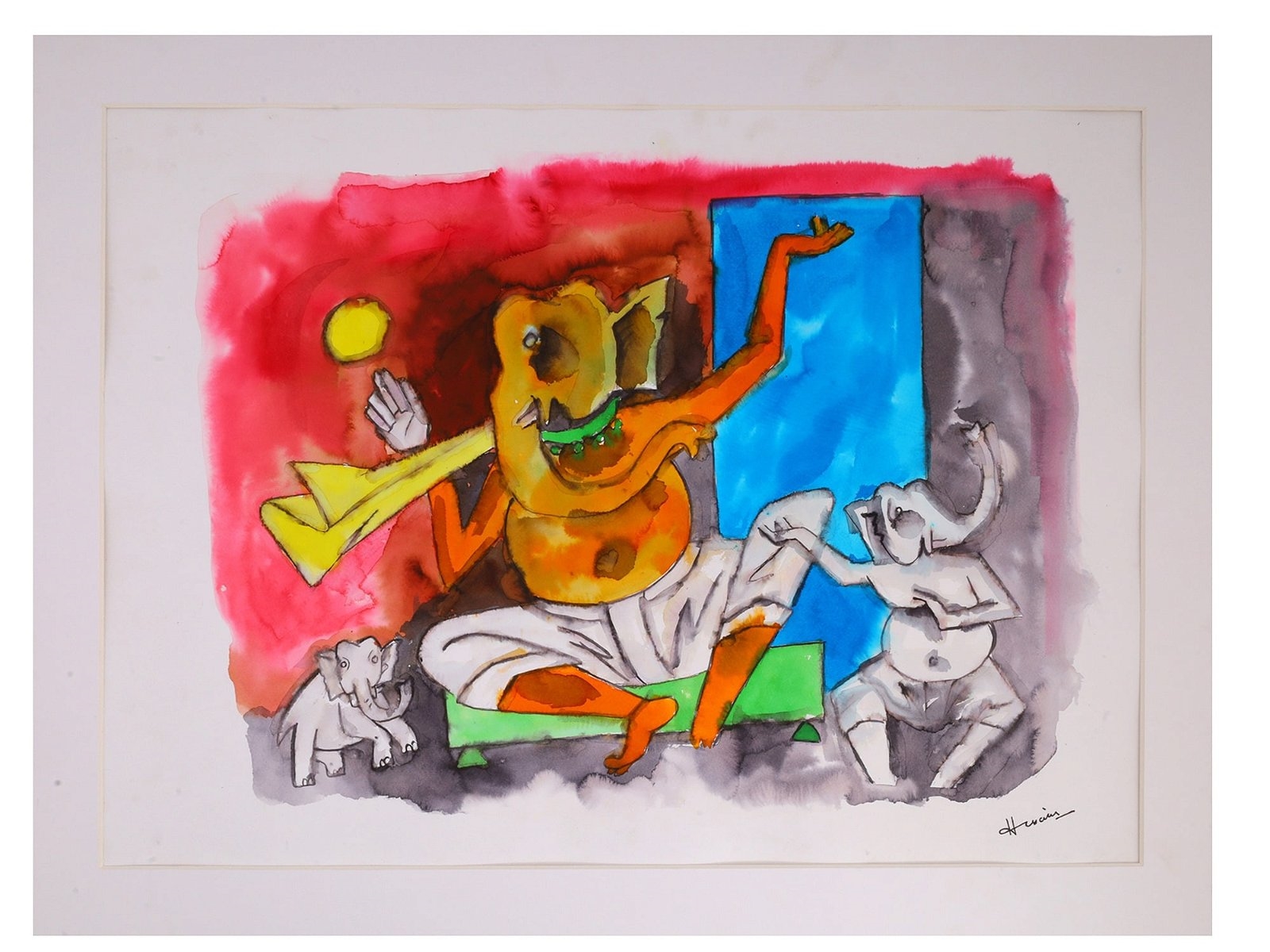 Maqbool Fida Husain | Untitled (1960) | MutualArt