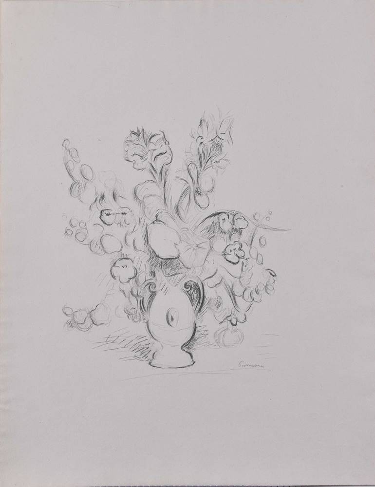 Hans Purrmann | Still Life of Flowers in the Artist’s Studio (Circa ...