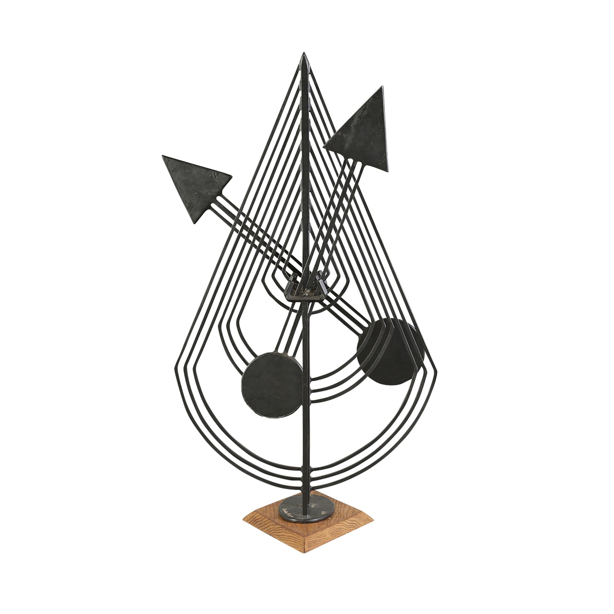 Charles Ringer | Charles Ringer Kinetic Metal Sculpture 1979 (1979 ...