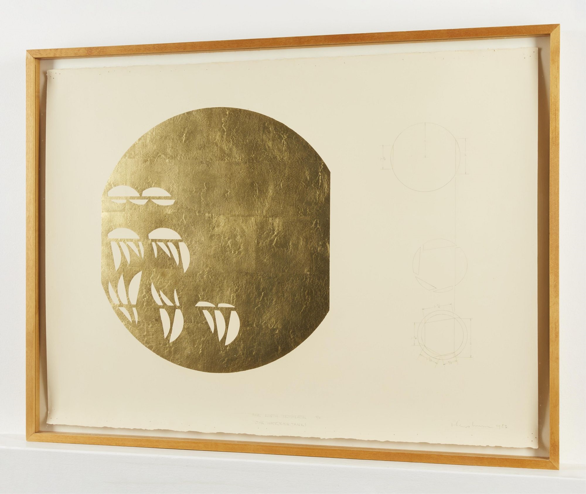 Philip Larson | Philip Larson The 8th Template Gold Leaf & Print (1983 ...