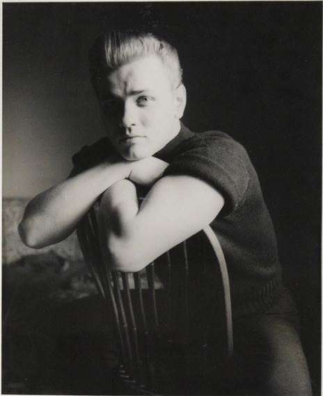 Jacques Lowe | Seated Male Model | MutualArt