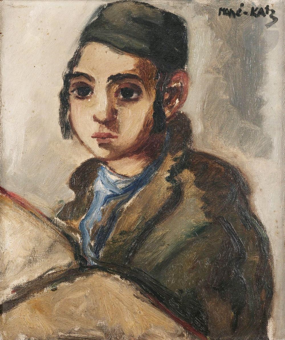 Emmanuel Mané-Katz | Hassidic boy | MutualArt