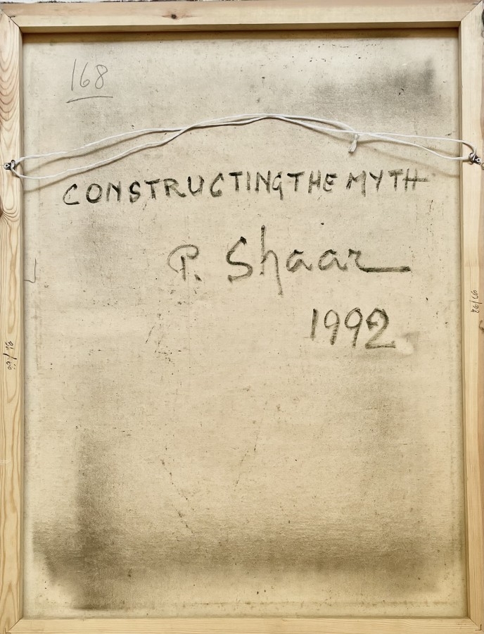 Pinchas Shaar | Consructing the myth (1992) | MutualArt