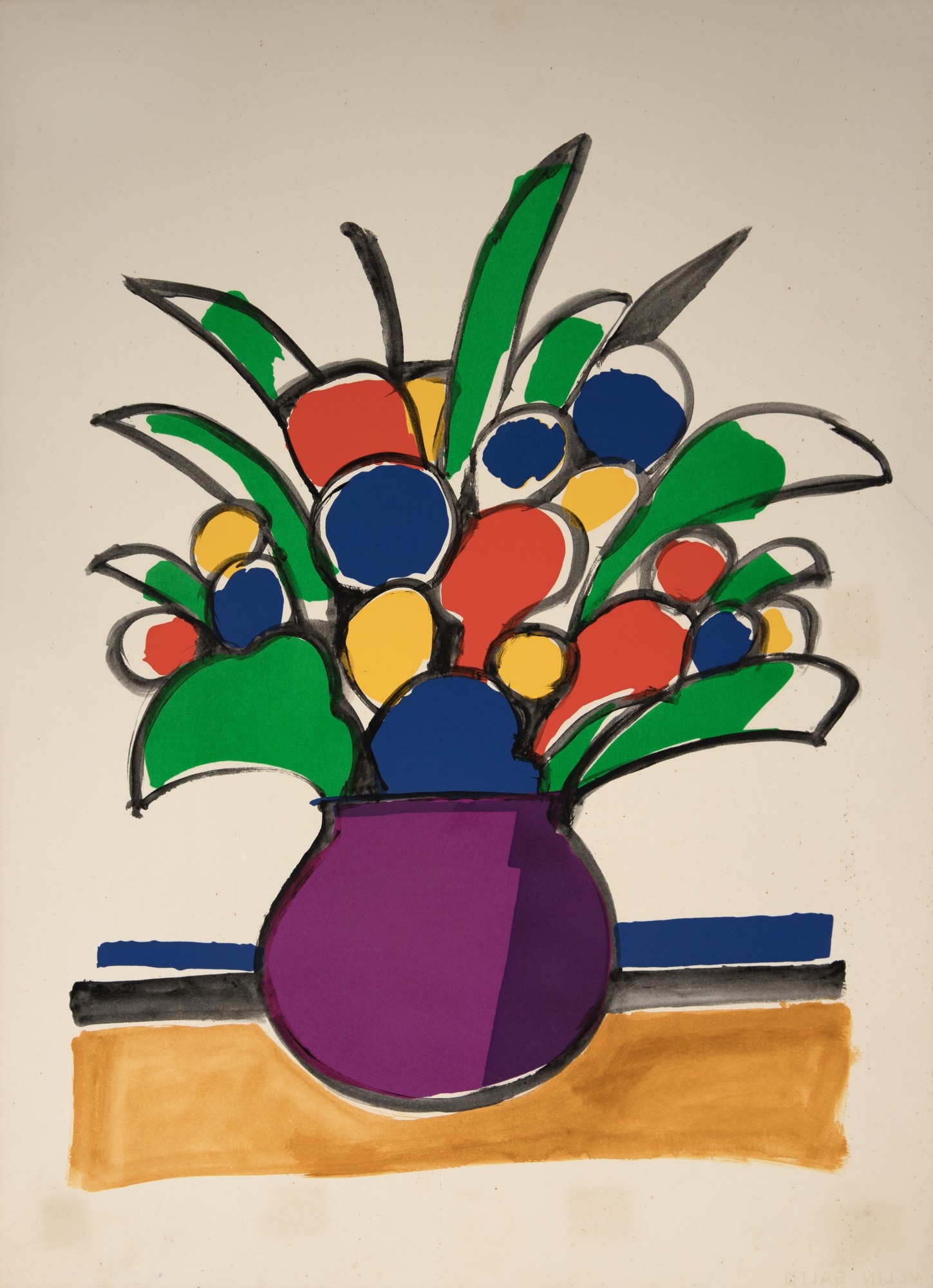 Aldemir Martins Vaso De Flor Mutualart