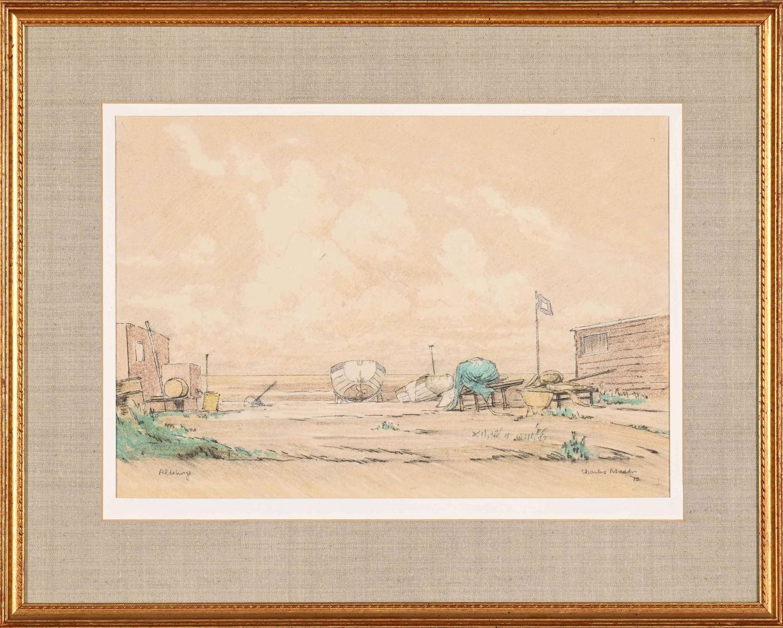 Charles Madden | Boats Pulled Ashore (1975) | MutualArt